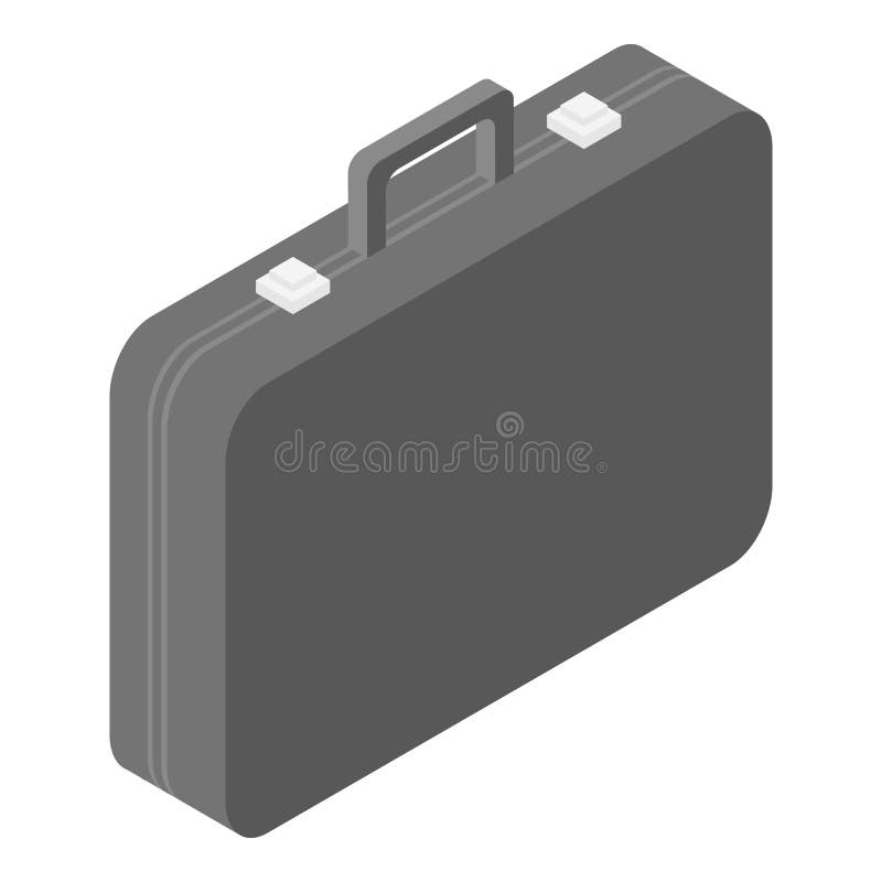 Leather Case Icon, Isometric Style Stock Vector - Illustration of ...