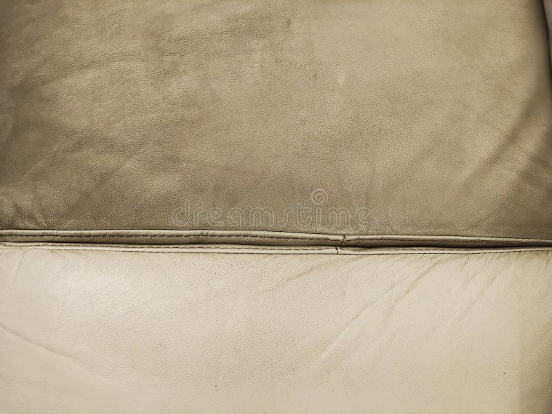 Leather Clean and Dirty Sofa before and after. Stock Photo - Image of ...