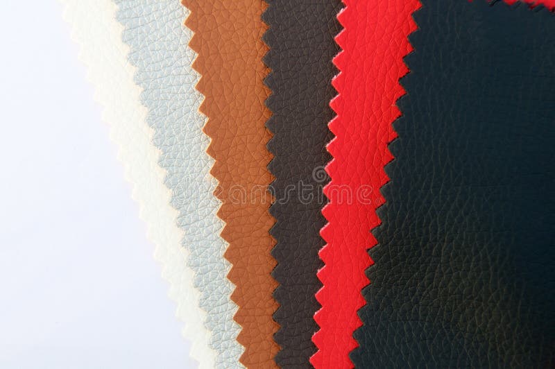 Leather color chart stock photo. Image of satin, catalogue - 12321594