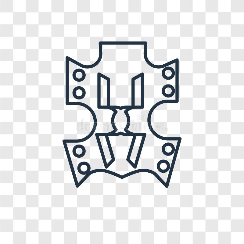 Leather Concept Vector Linear Icon Isolated on Transparent Background ...