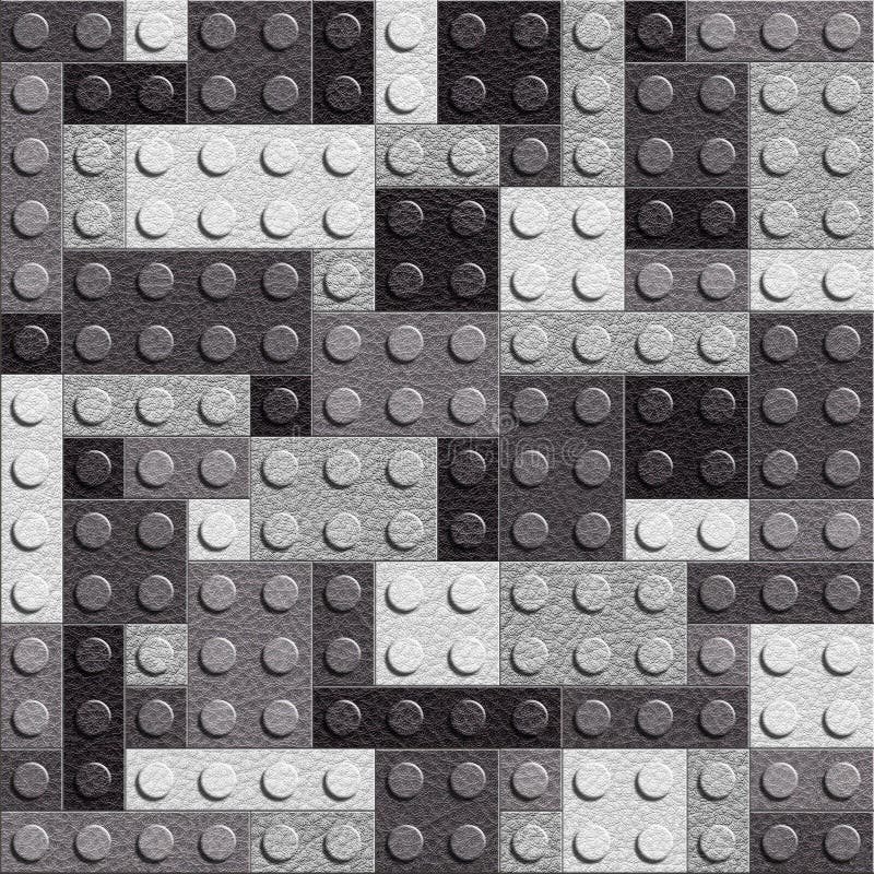 Leather Construction Blocks Stacked for Seamless Background Stock ...