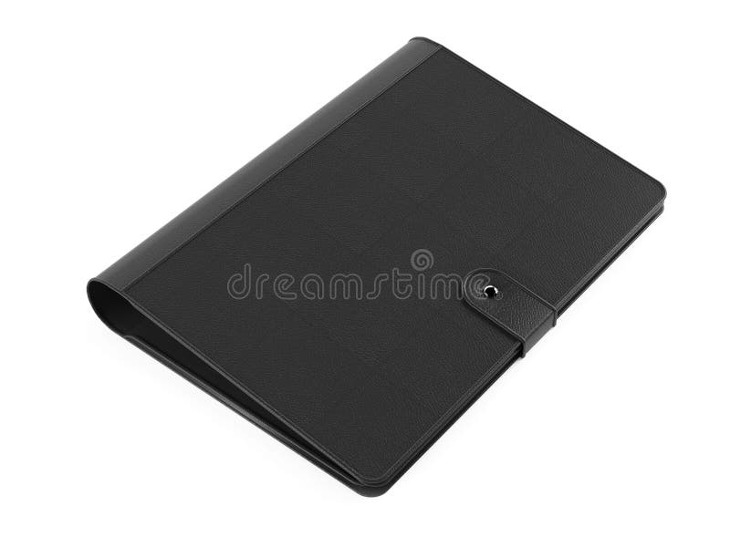 Leather Folder Purse Isolated Stock Illustration - Illustration of ...