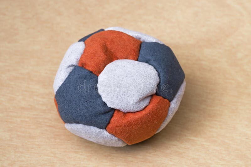 Leather Footbag stock photo. Image of hackysack, brown - 270222380