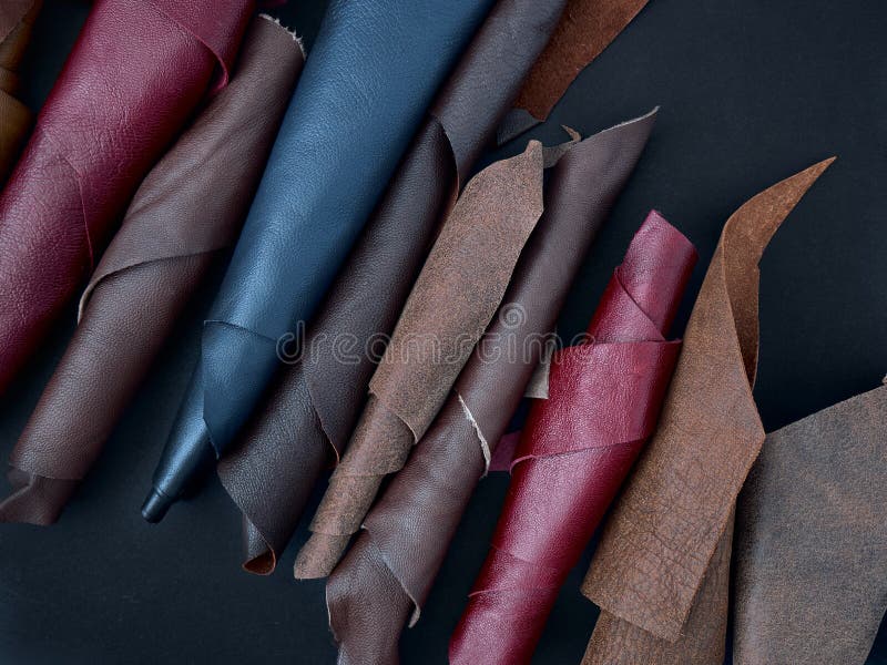 Leather for furniture. stock photo. Image of vibrant - 180889872