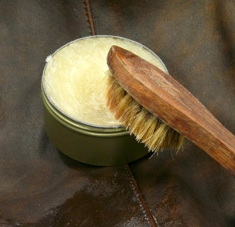 Leather grease stock image. Image of nostalgia, cream - 46879367