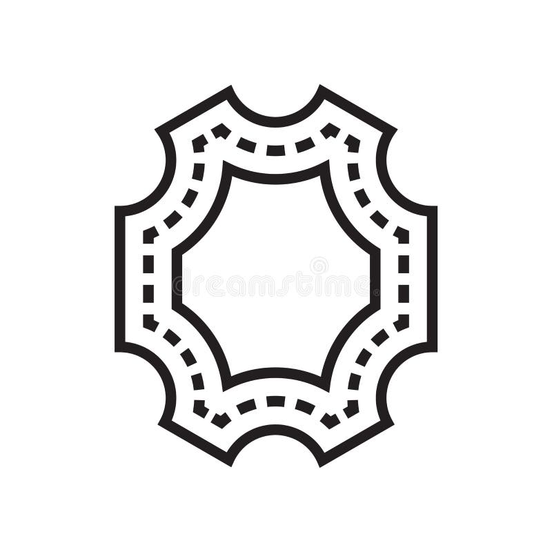 Leather Icon Vector Sign and Symbol Isolated on White Background ...
