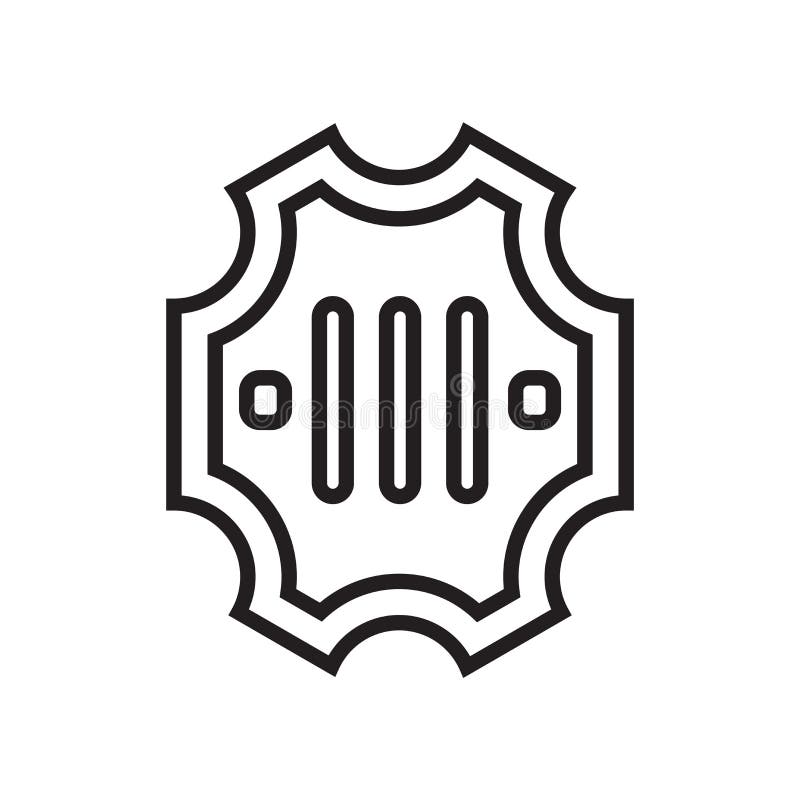 Leather Icon Vector Sign and Symbol Isolated on White Background ...