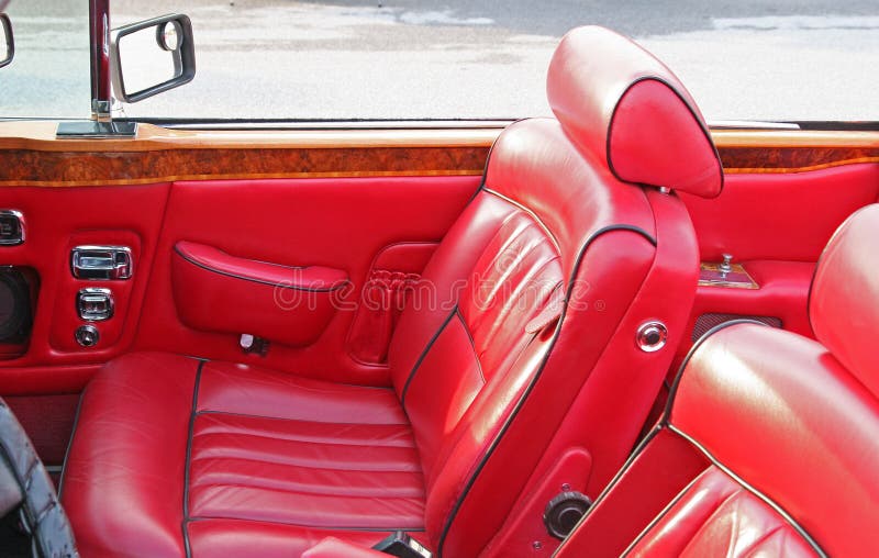 Leather Interior stock image. Image of seat, antique, style - 2953875