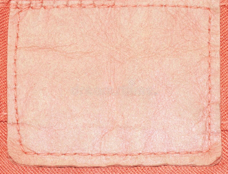 Leather label of jean stock photo. Image of label, fashion - 24714038