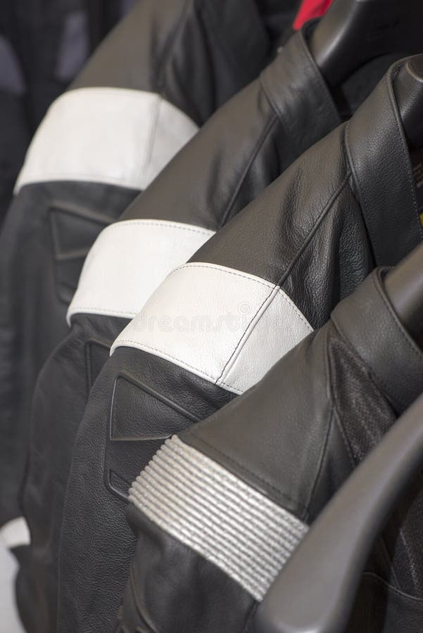 Leather Motorcycle jackets stock image. Image of grunge - 52394347