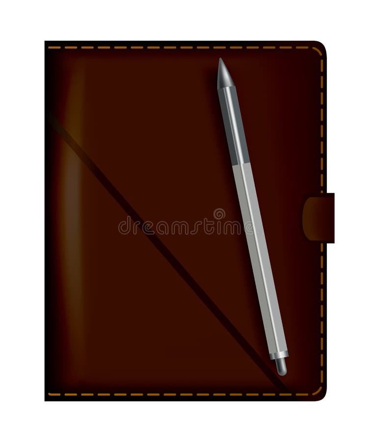 Brown notepad Background stock illustration. Illustration of note ...