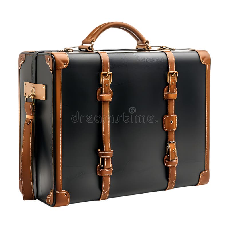 Leather Office Bag on Transparent Background - Ai Generated Stock ...