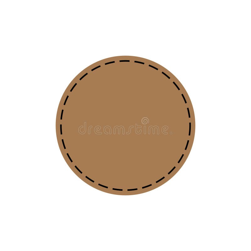 Leather Patch Icon Vector Set. Leather Pattern Illustration Sign ...