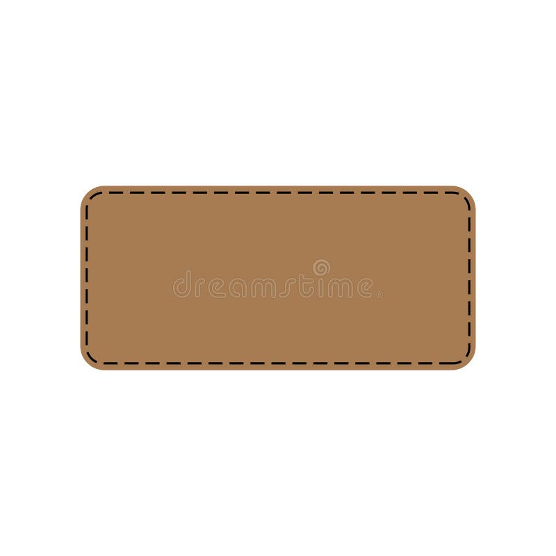 Leather Patch Icon Vector Set. Leather Pattern Illustration Sign ...