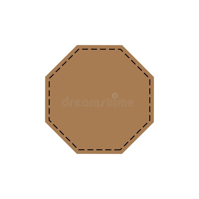 Leather Patch Icon Vector Set. Leather Pattern Illustration Sign ...