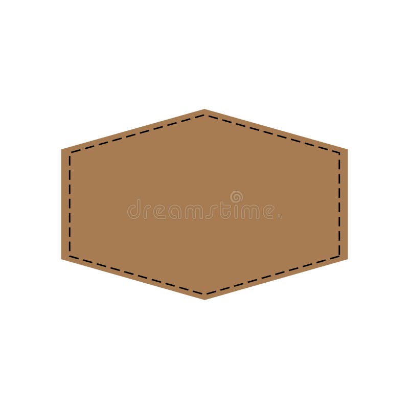 Leather Patch Icon Vector Set. Leather Pattern Illustration Sign ...