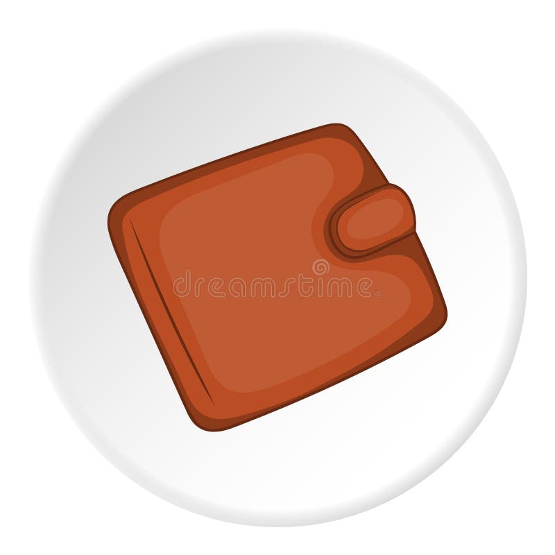 Leather Purse Icon, Cartoon Style Stock Vector - Illustration of pocket ...