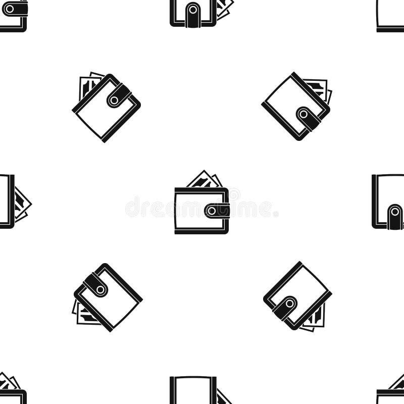 Leather Purse Pattern, Cartoon Style Stock Vector - Illustration of ...