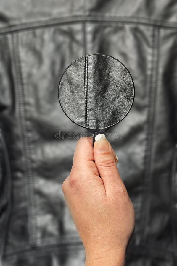 Leather quality inspection stock image. Image of origin - 73689841