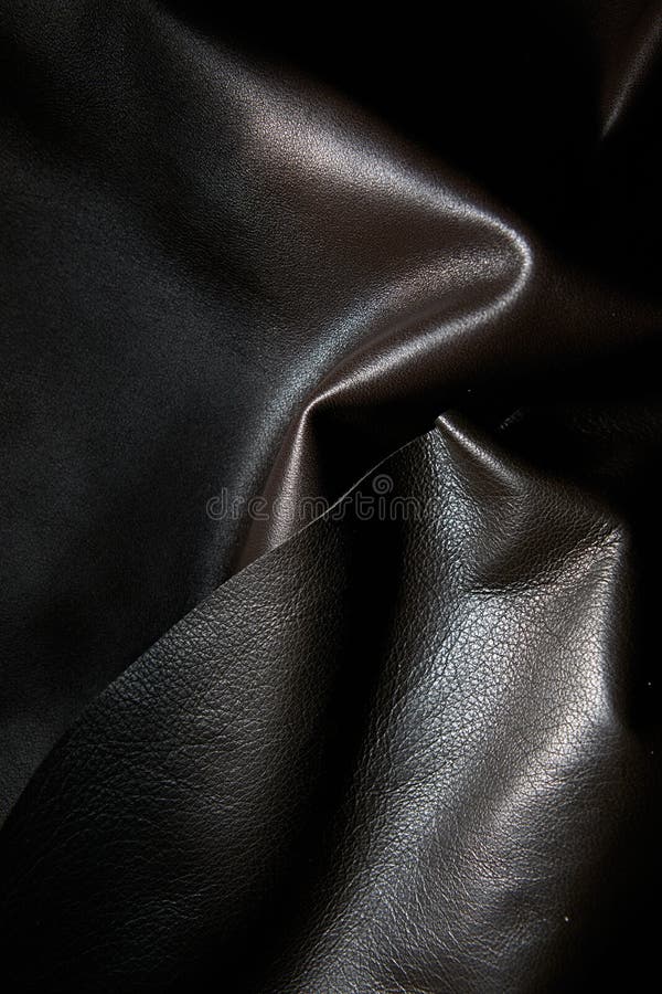 Leather Samples of Different Textures for Tailoring Stock Image - Image ...