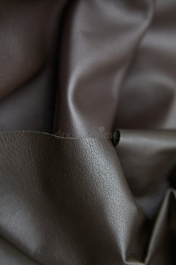 Leather Samples of Different Textures for Tailoring Stock Photo - Image ...
