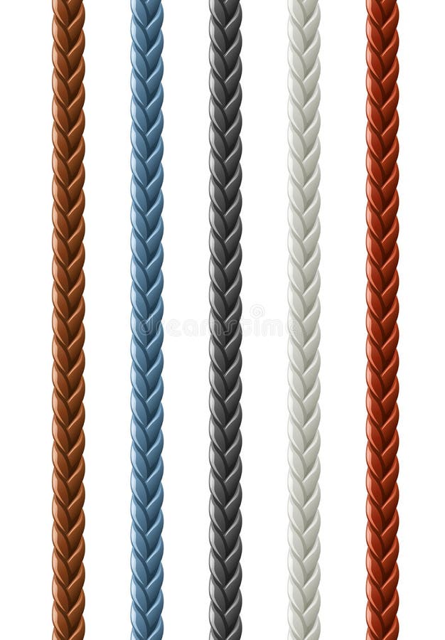 Leather Seamless Braided Plait Stock Vector - Illustration of creation ...