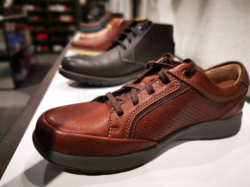 Leather Shoes for Men Different Models Stock Photo - Image of footwear ...