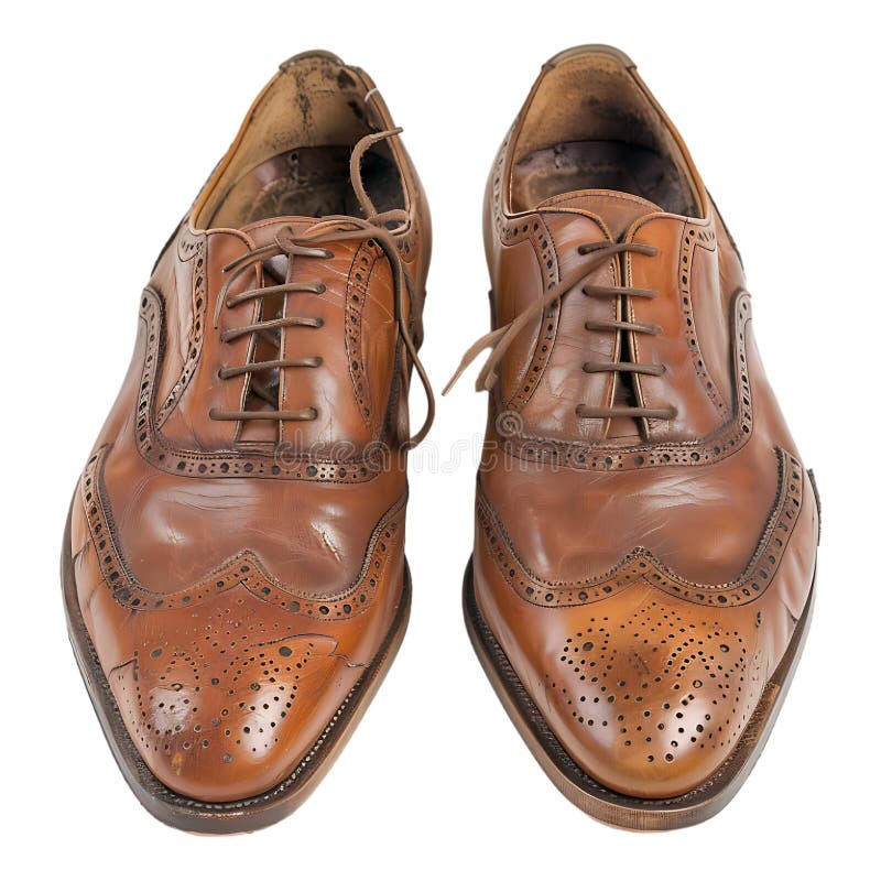 Leather Shoes Pair on Transparent Background - Ai Generated Stock ...