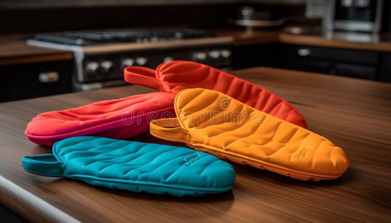 Leather Shoes Stack on Modern Kitchen Table Generated by AI Stock ...