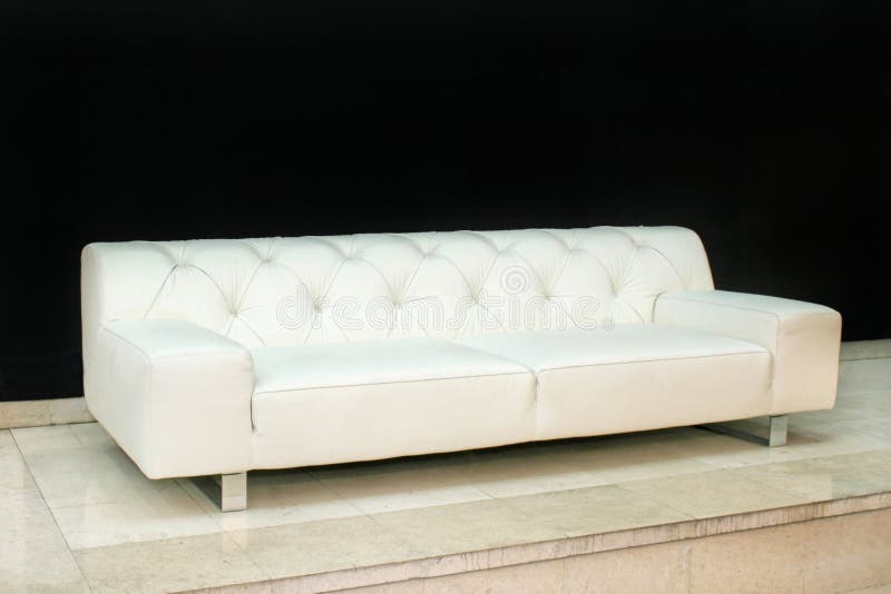 Leather sofa angle stock photo. Image of simple, comfortable - 5449292