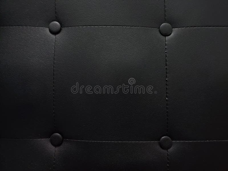 Leather Sofa Surface of Black Sofa Chair Stock Photo - Image of leather ...