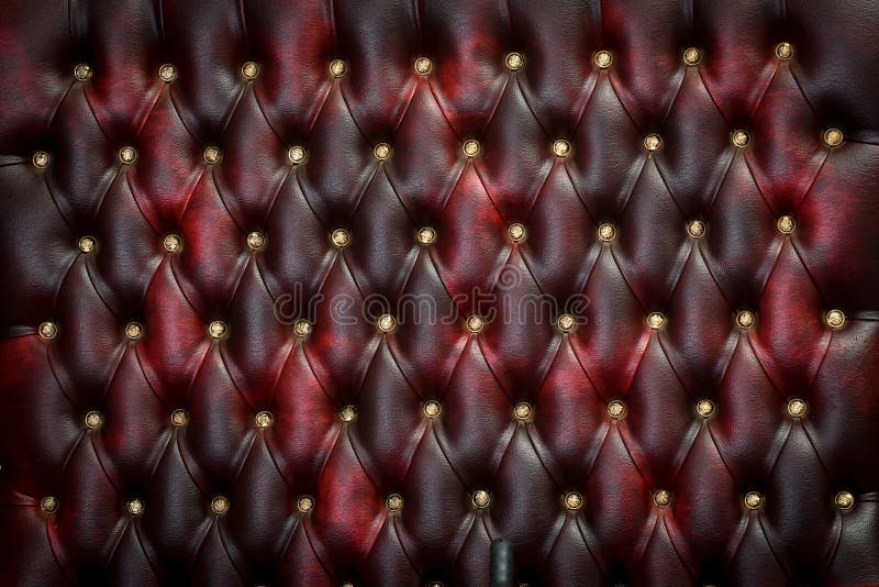 Leather Sofa Upholstery, Dark Red, Texture, Wallpaper. Stock Photo ...