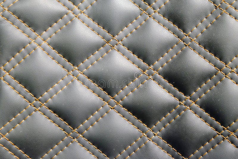 Leather stitched thread stock image. Image of decor, luxury - 90786635