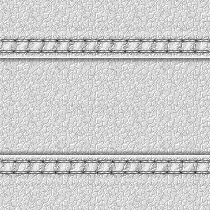 Leather with stitches stock vector. Illustration of leather - 92856337