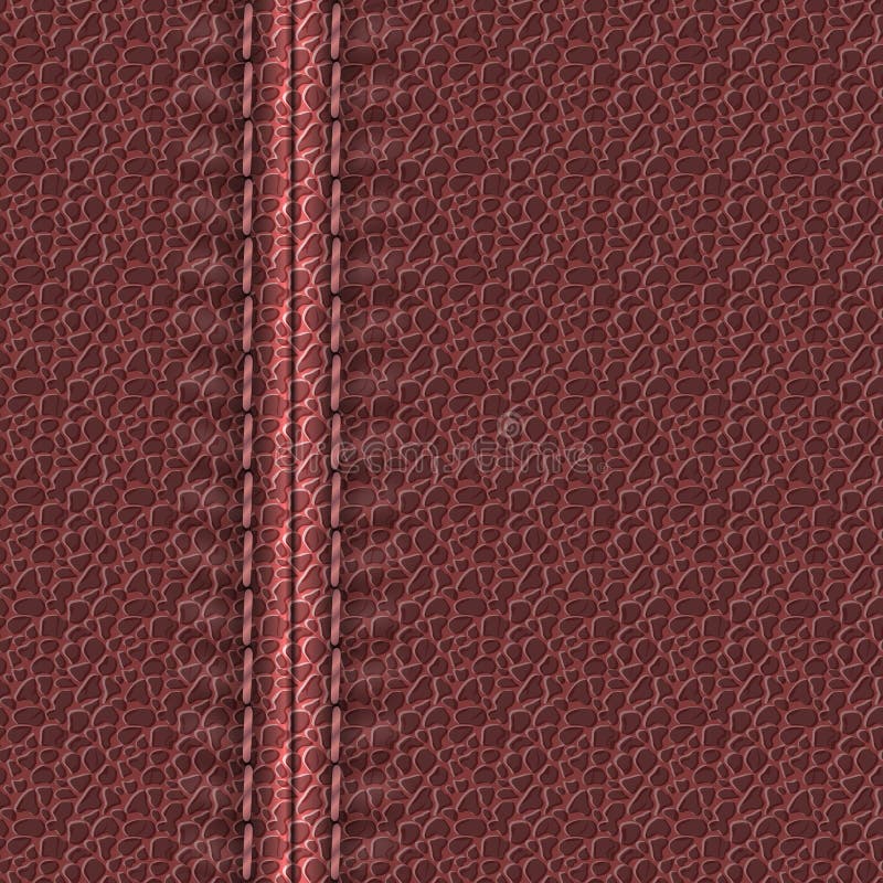 Leather with stitching stock vector. Illustration of realistic - 92856208