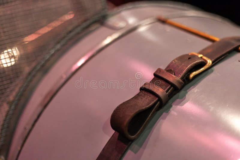 Leather Strap on Hood of Classic Car Stock Photo - Image of automotive ...