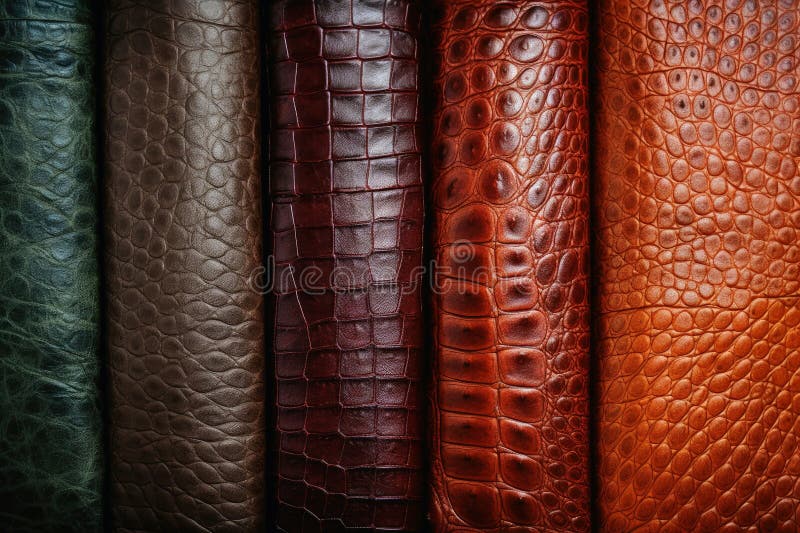 Leather Surface Texture in Different Colors Created with Generative AI ...