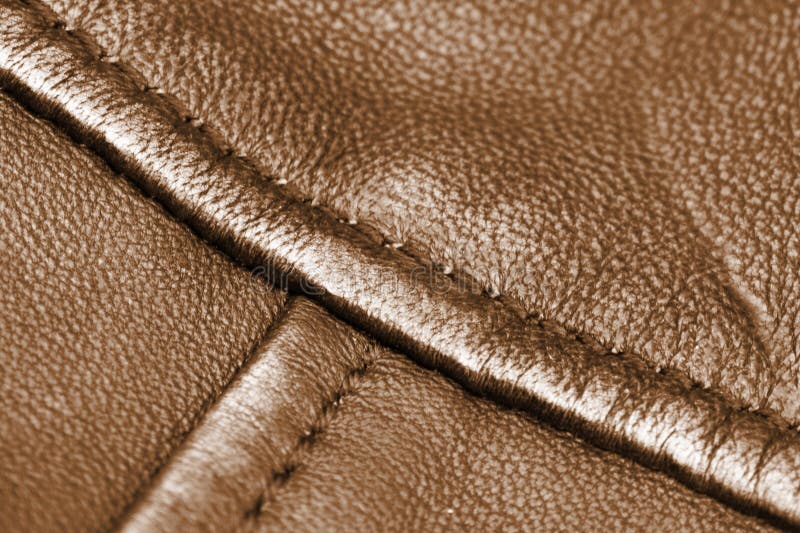 Leather Texture Background. Part of Perforated Brown Leather Details ...