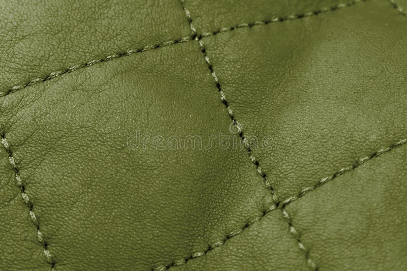 Leather Texture Background. Part of Perforated Olive Leather Details ...