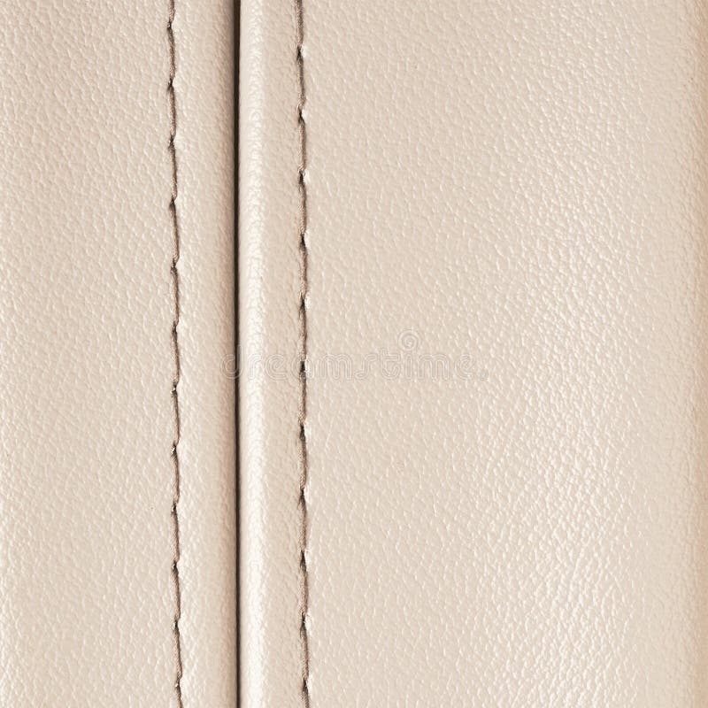 Leather Texture with a Seam Stock Photo - Image of fabric, grunge: 45407980