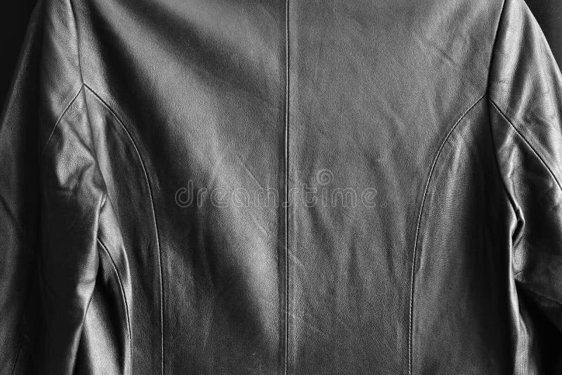 Leather texture jacket stock photo. Image of wear, casual - 229712504