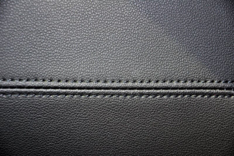 Leather Thread Seam Background, Red Stitched Clothing Texture Stock ...