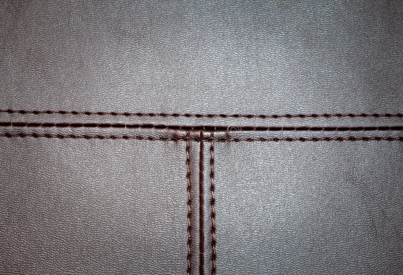 Leather Texture with a Horizontal Seam Stock Image - Image of grey ...