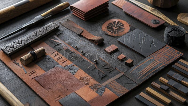 Leatherworking Kit Tools and Patterns for Crafting Unique Pieces at ...