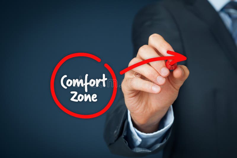 Leave comfort zone stock photo. Image of businessman - 82184420