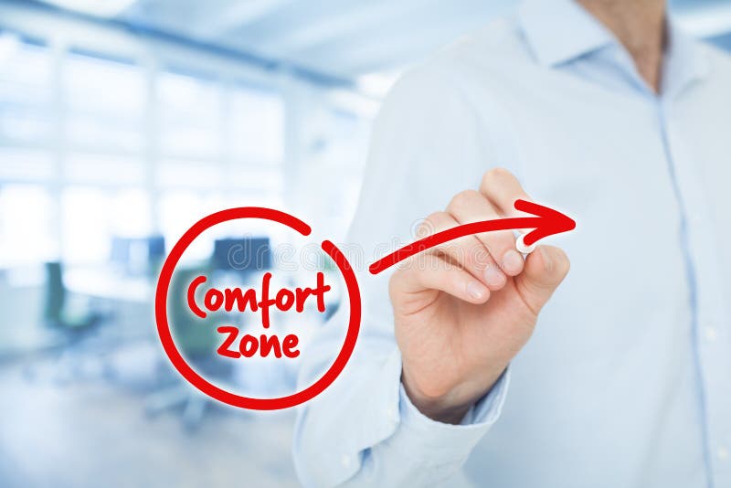 Leave comfort zone stock photo. Image of solve, comfort - 84460448