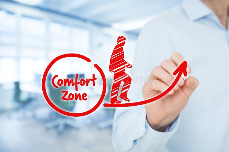 Leave comfort zone stock image. Image of zone, concept - 84727819