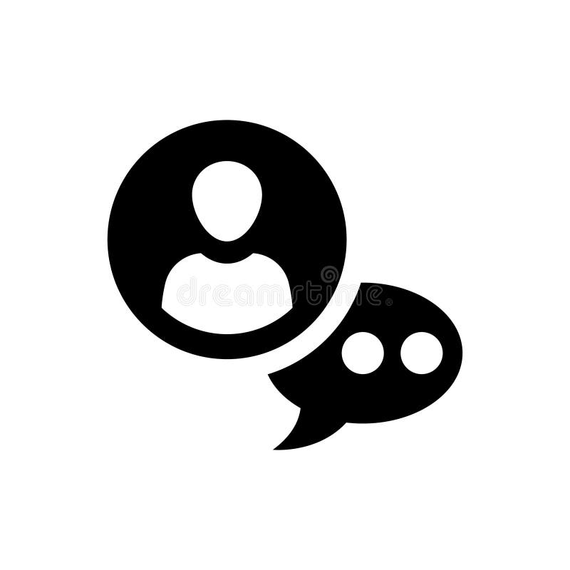 Comment Icon. Stock Vector Illustration. Stock Vector - Illustration of ...