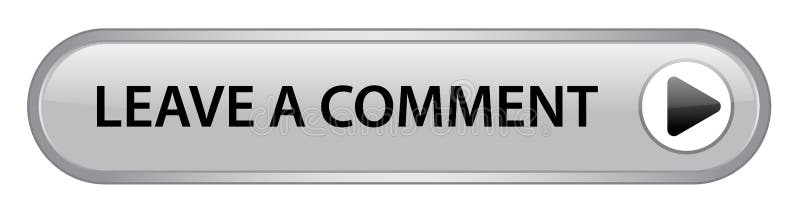 Leave a comment button stock vector. Illustration of asking - 119256964