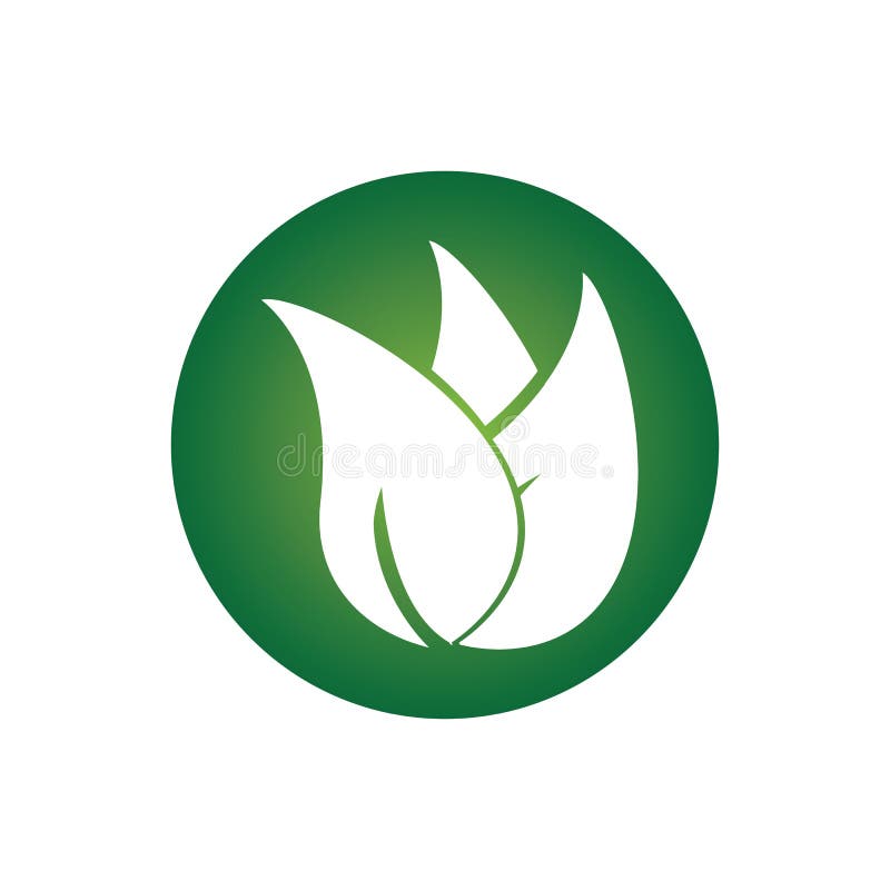 Leave Logo Vector Design and Icon Stock Vector - Illustration of ...